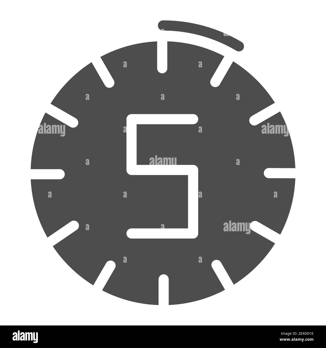 Five minutes stopwatch Stock Vector Images - Alamy