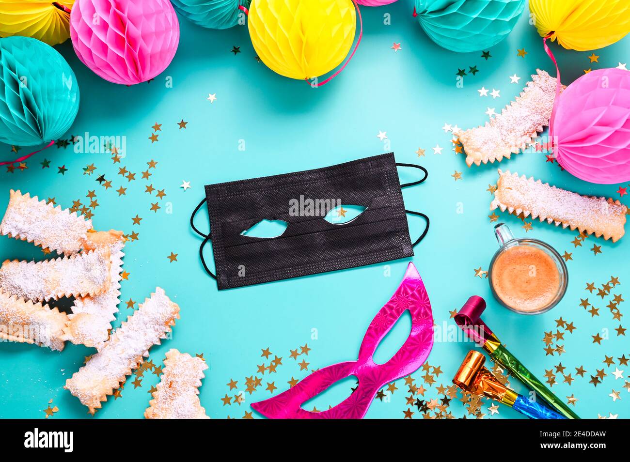 Carnival food typical mask sfrappole hi-res stock photography and ...