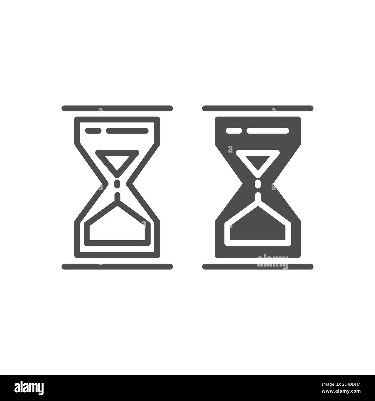 Hourglass line hi-res stock photography and images - Alamy