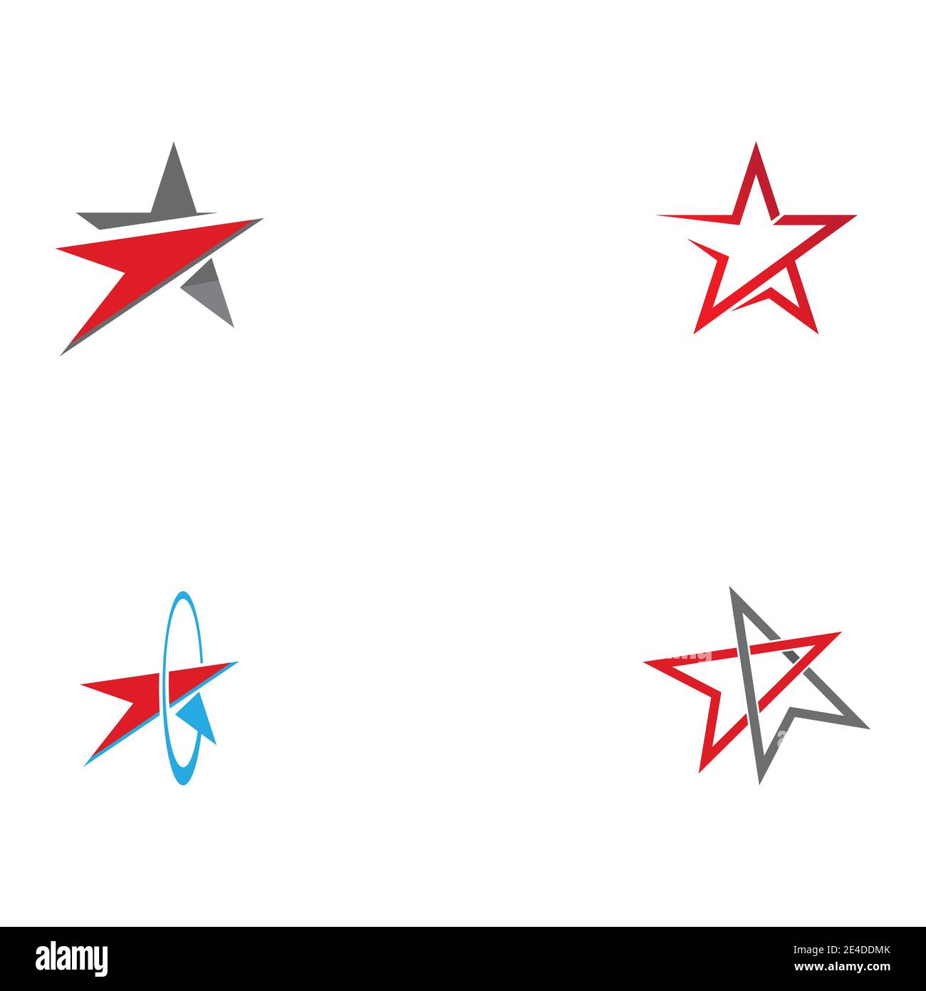 Star logo vector set Stock Vector Images - Alamy