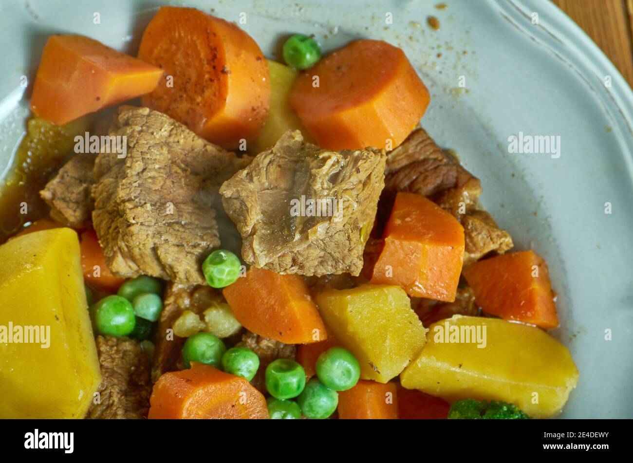 Kompir mandza - simple North Macedonian potato stew Stock Photo - Alamy