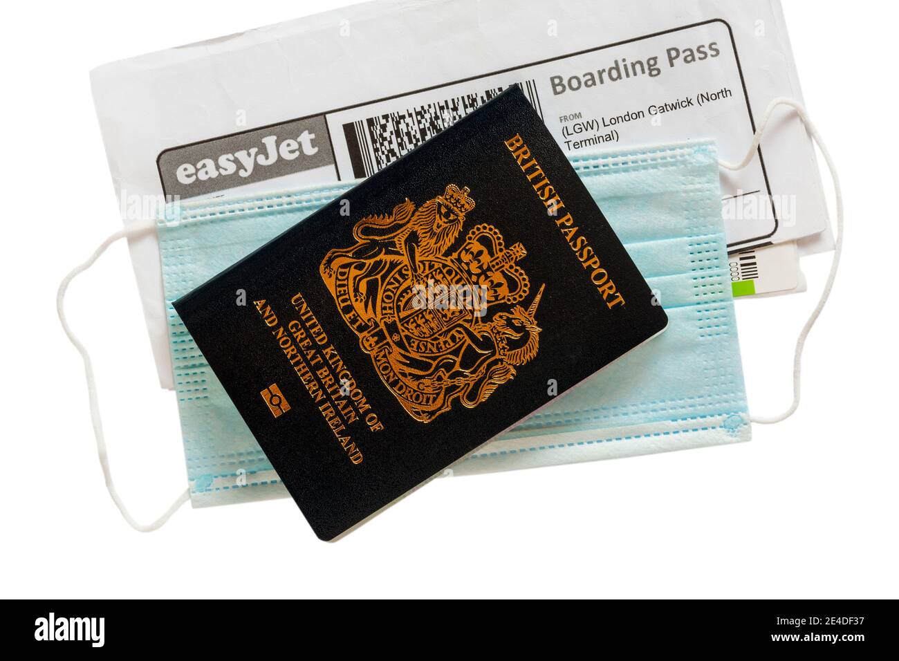 Passport easyjet boarding pass flight hi-res stock photography and ...