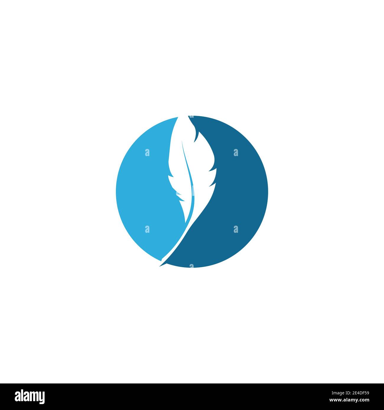 Feathers Logo Template vector symbol nature Stock Vector Image & Art ...