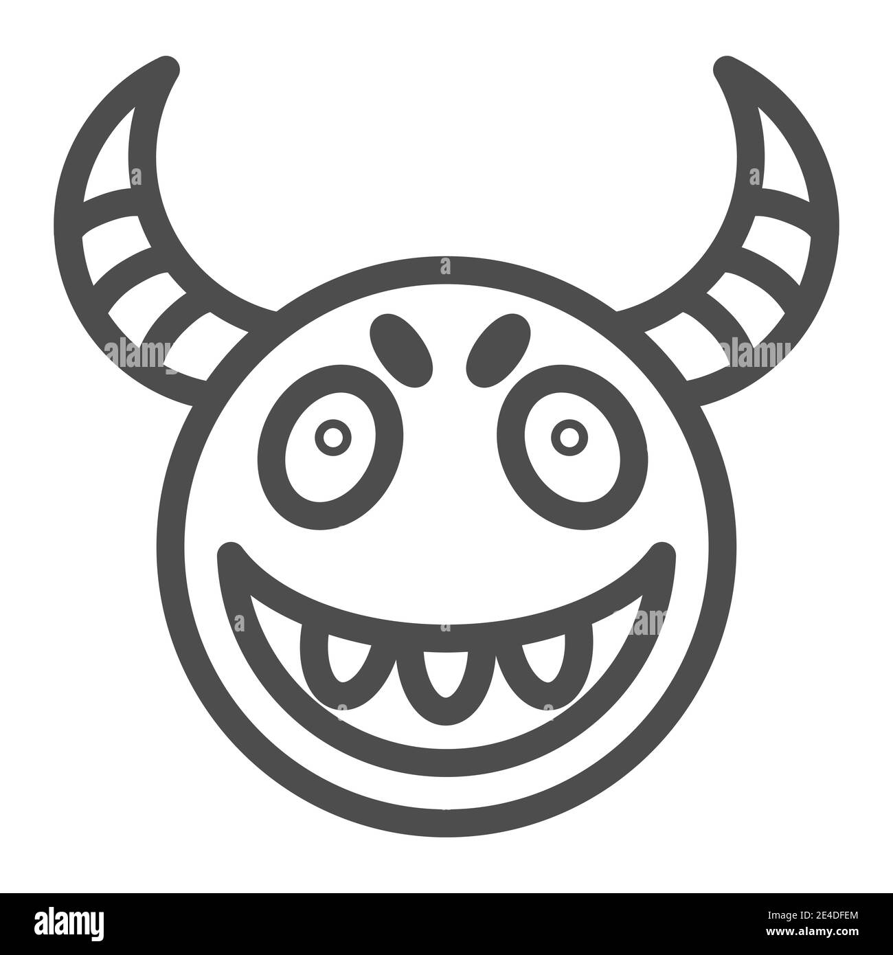 Scary demon Black and White Stock Photos & Images - Alamy