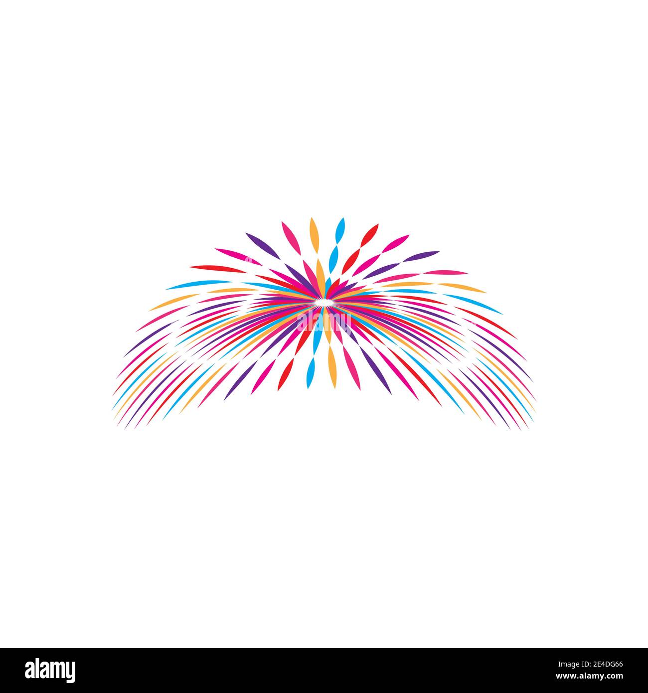 Fireworks Logo Template vector symbol nature Stock Vector Image & Art ...
