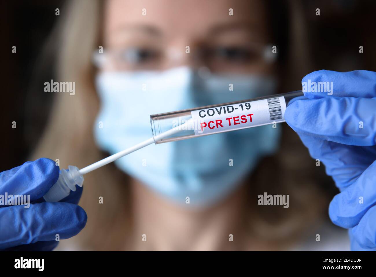 Covid pcr test laboratory hi-res stock photography and images - Alamy