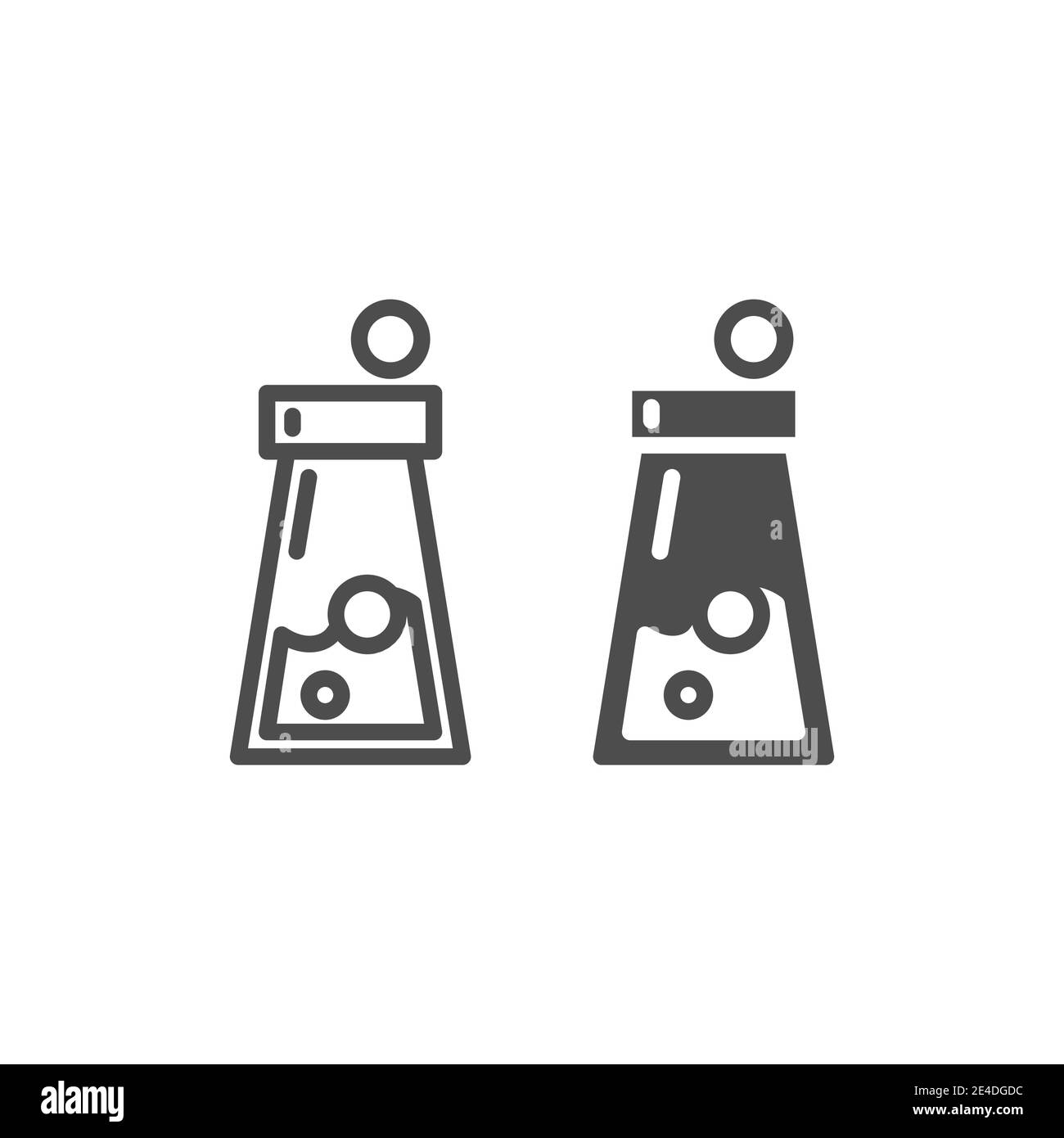 Magic potion icon on Black and White Stock Photos & Images - Alamy