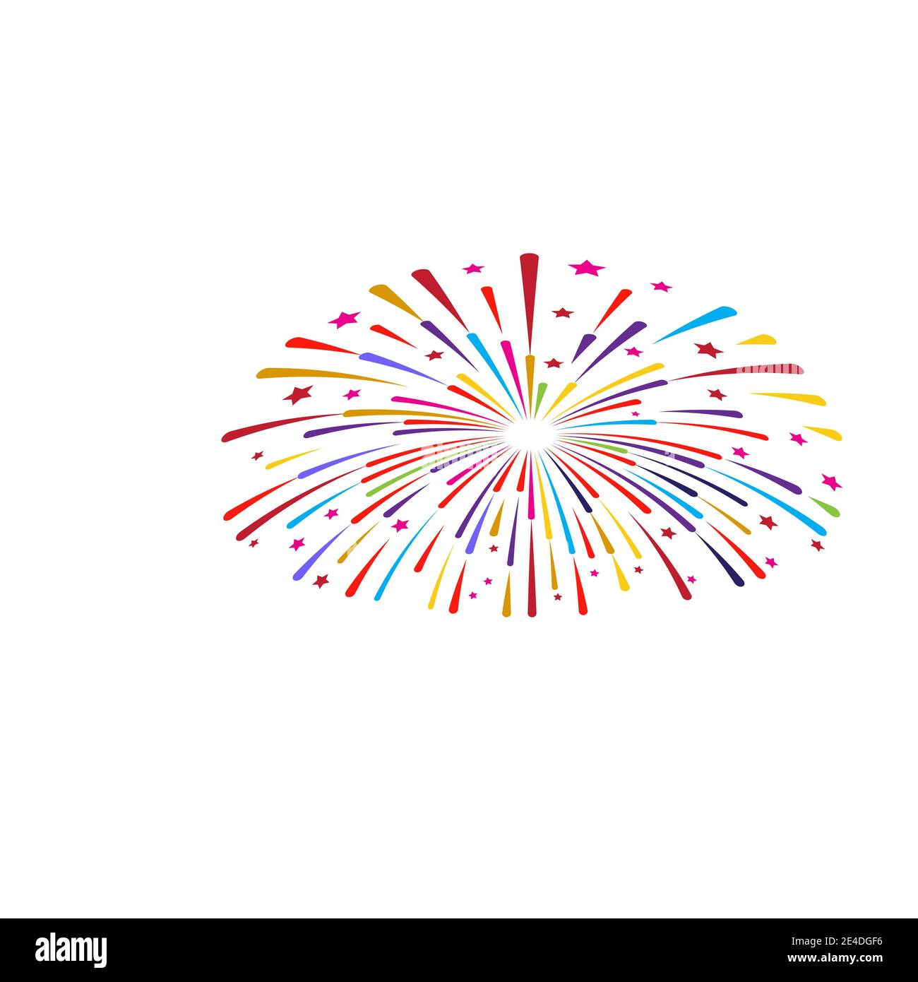 Fireworks Logo Template vector symbol nature Stock Vector Image & Art ...