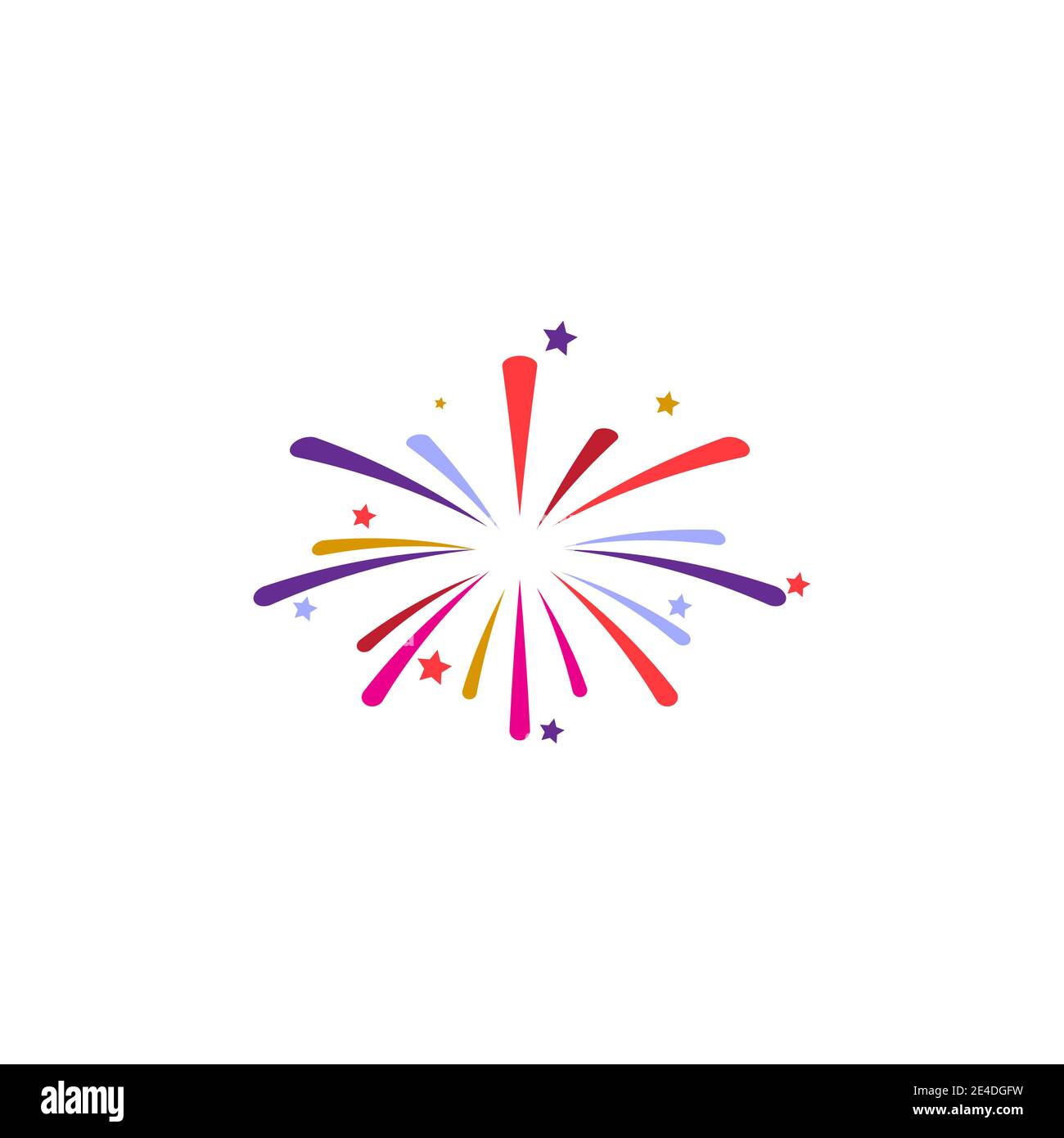 Fireworks Logo Template vector symbol nature Stock Vector Image & Art ...