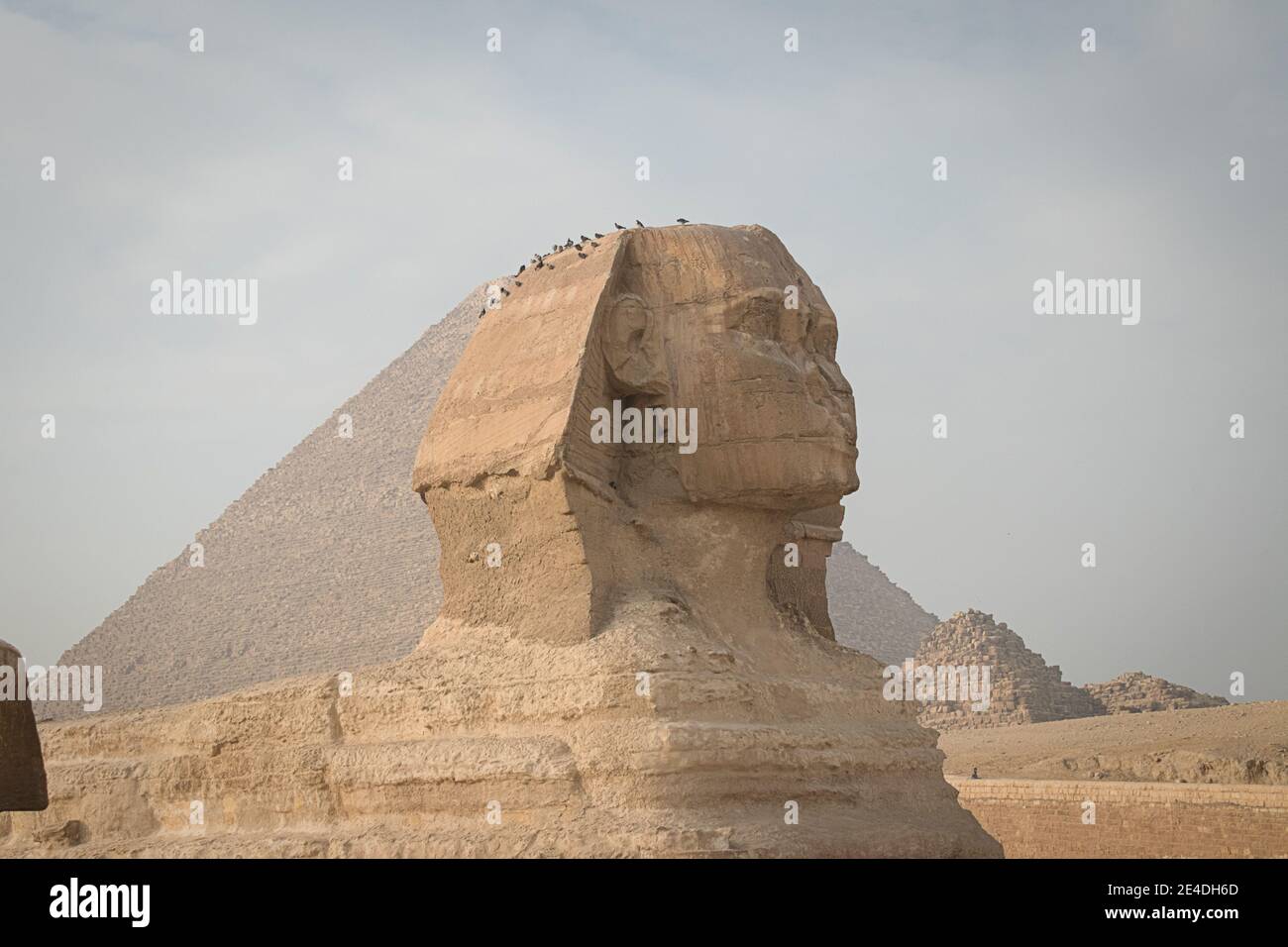 Giza Pyramids and Sphinx Stock Photo - Alamy