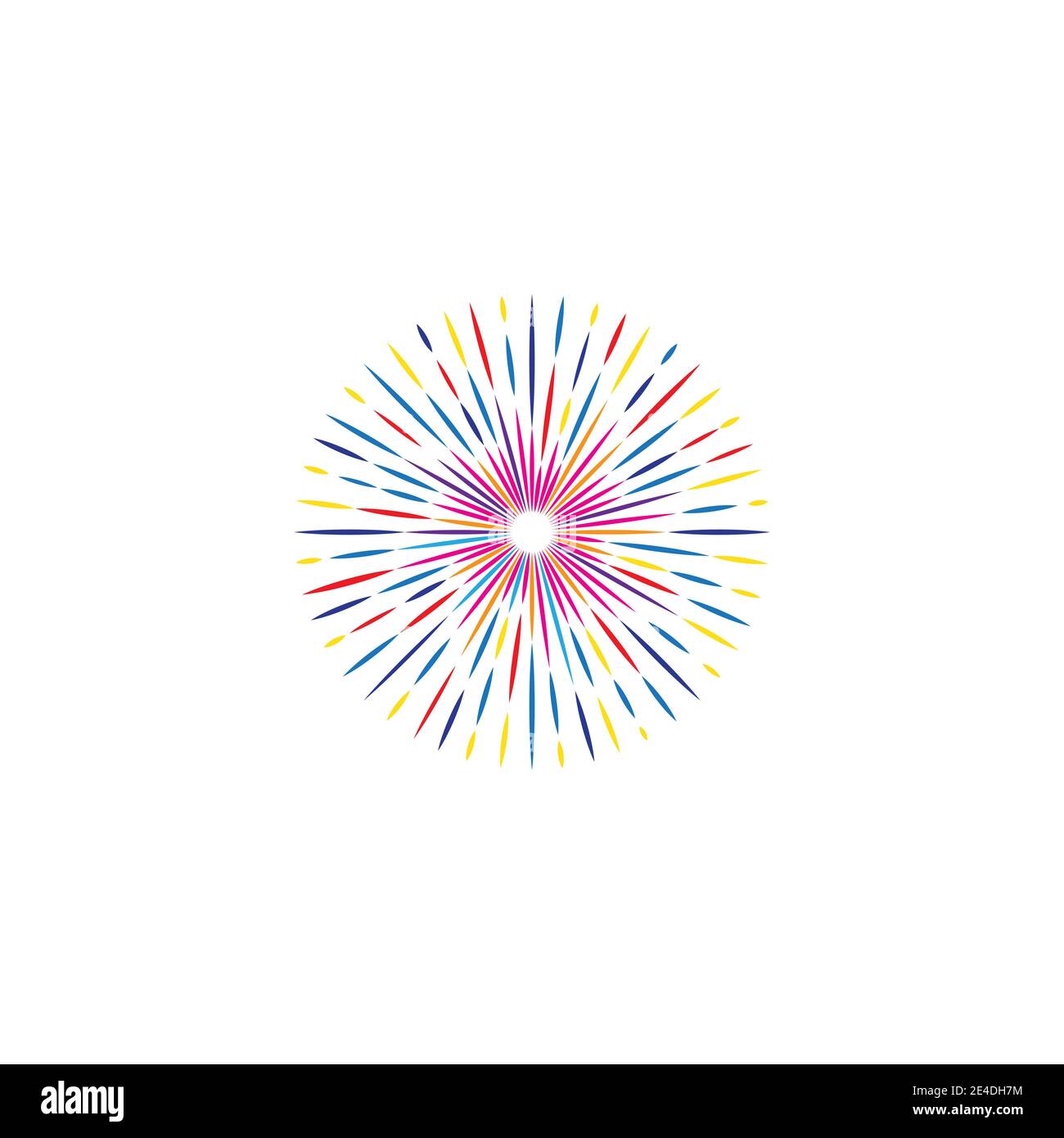 Fireworks Logo Template vector symbol nature Stock Vector Image & Art ...