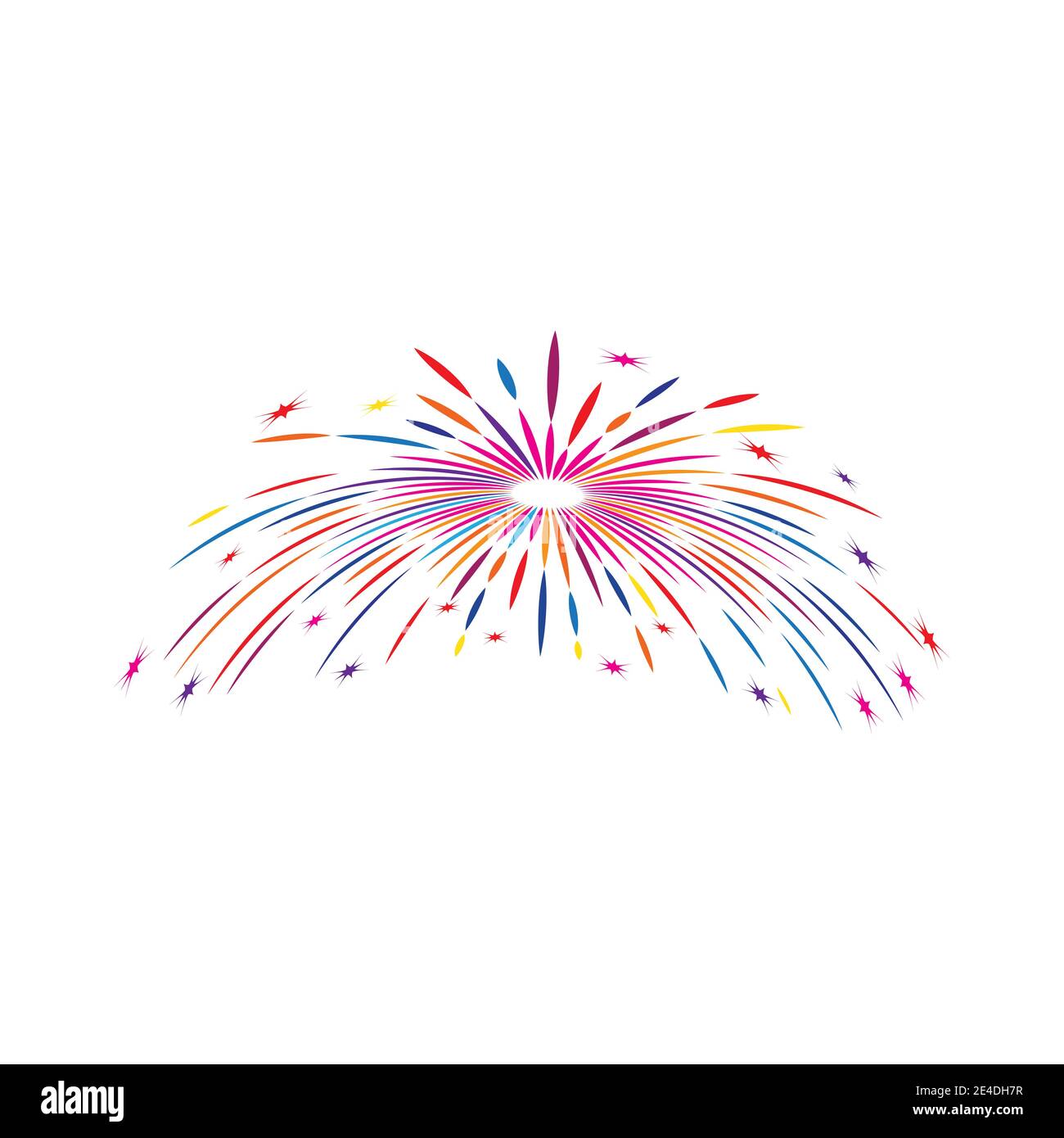 Fireworks Logo Template vector symbol nature Stock Vector Image & Art ...