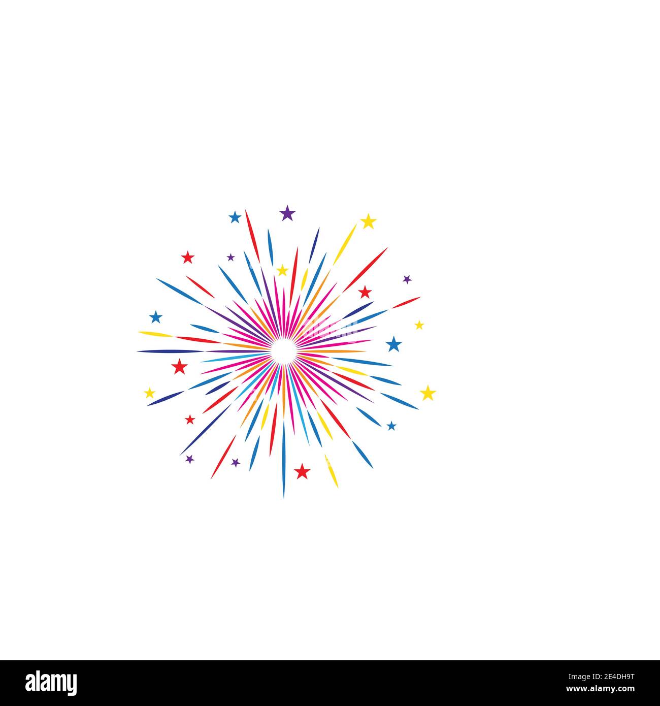 Fireworks Logo Template vector symbol nature Stock Vector Image & Art ...