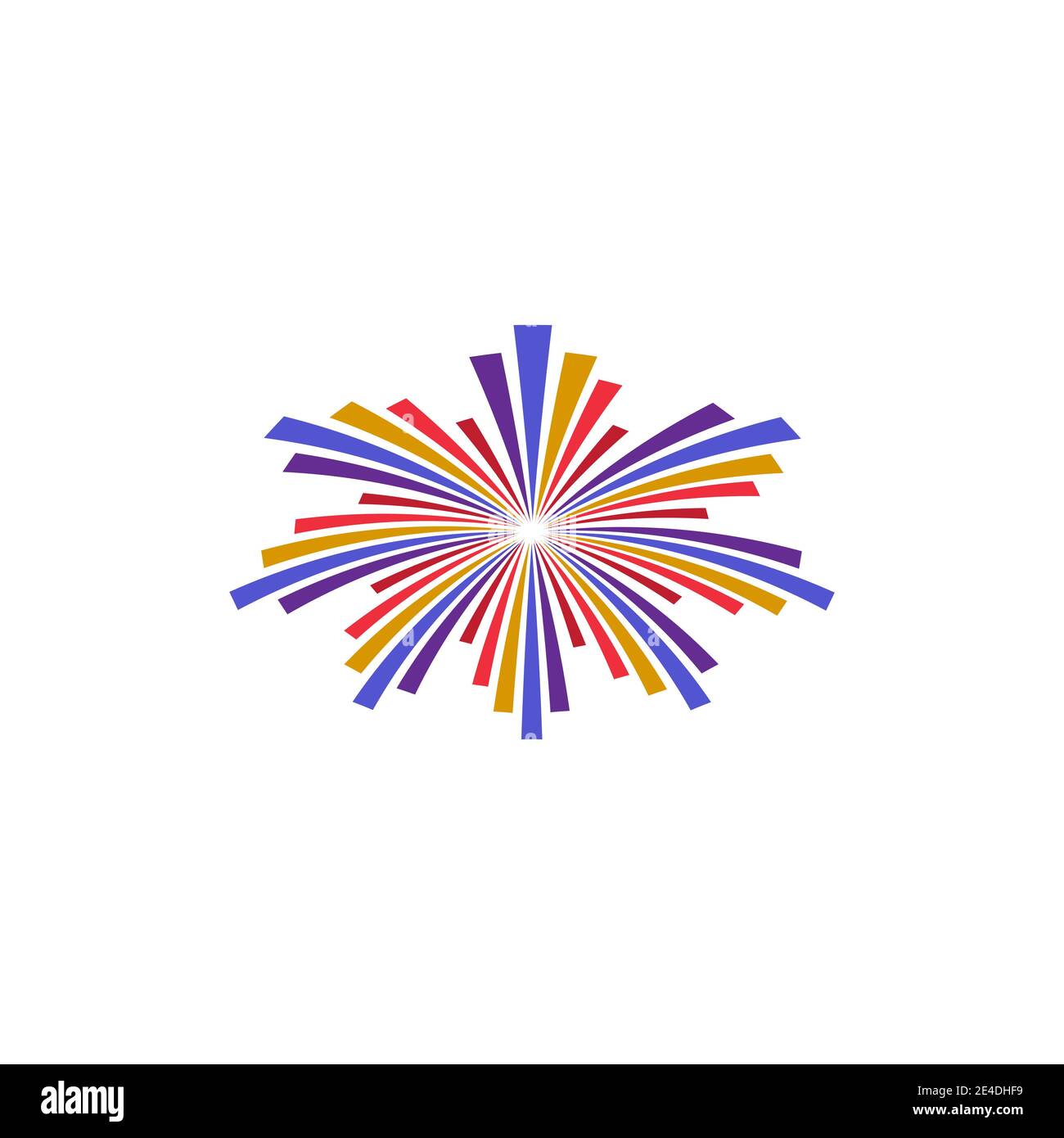 Fireworks Logo Template vector symbol nature Stock Vector Image & Art ...