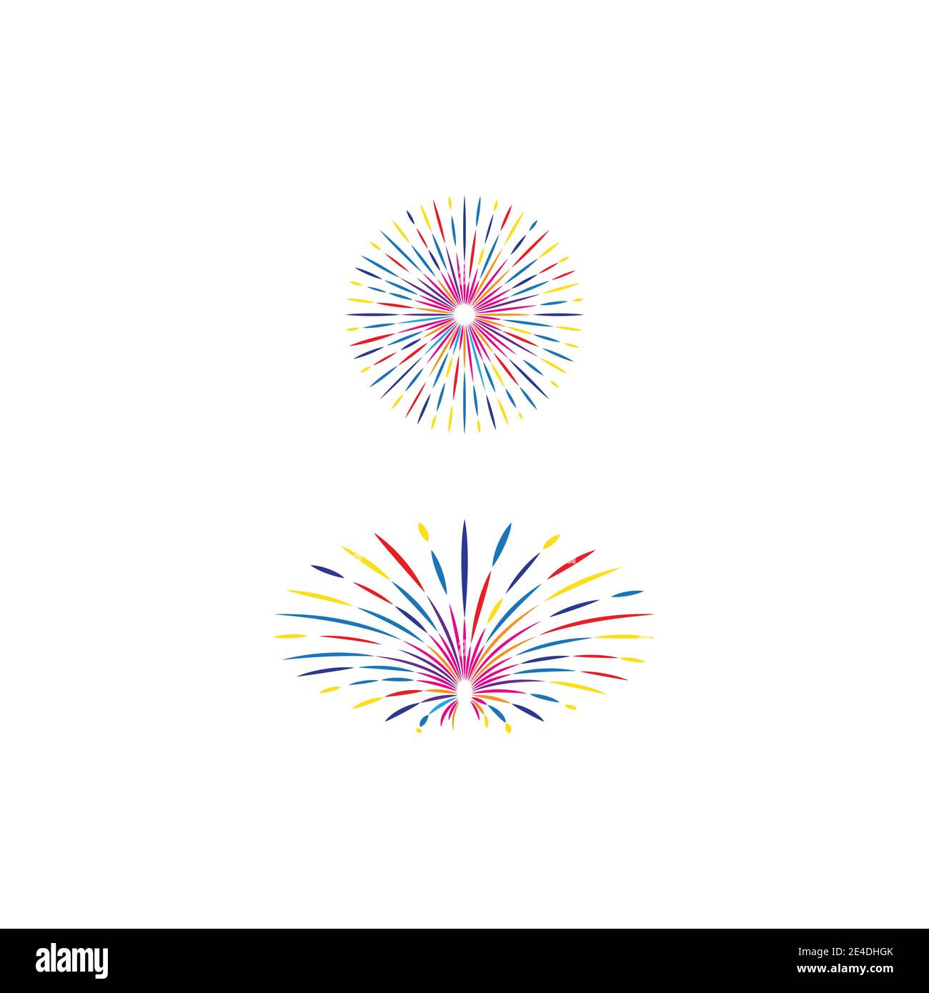 Fireworks Logo Template vector symbol nature Stock Vector Image & Art ...
