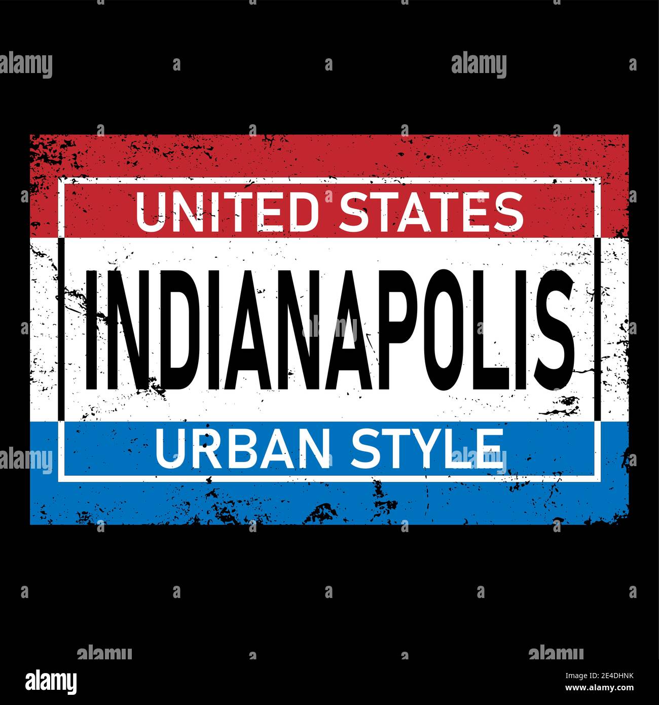 Indianapolis city typography text word lettering. Modern calligraphy ...