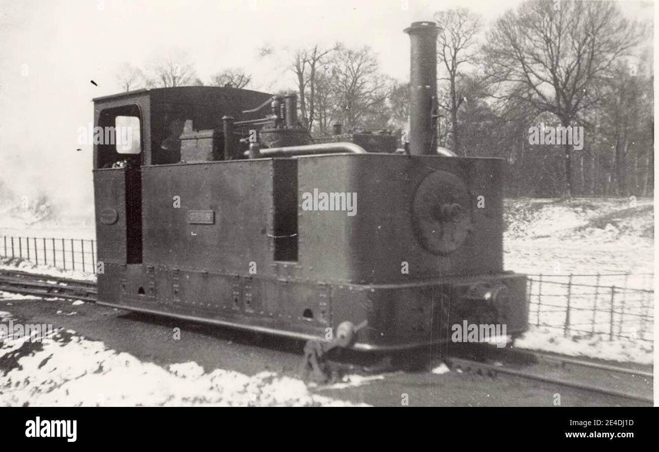 Steam locomotive of Glyn Valley Tramway Stock Photo - Alamy