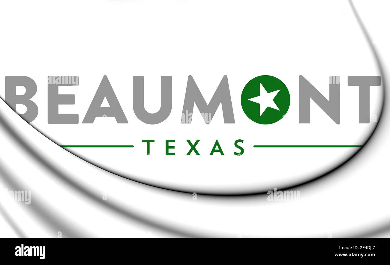 3D Emblem of Beaumont (Texas state), USA. 3D Illustration Stock Photo ...