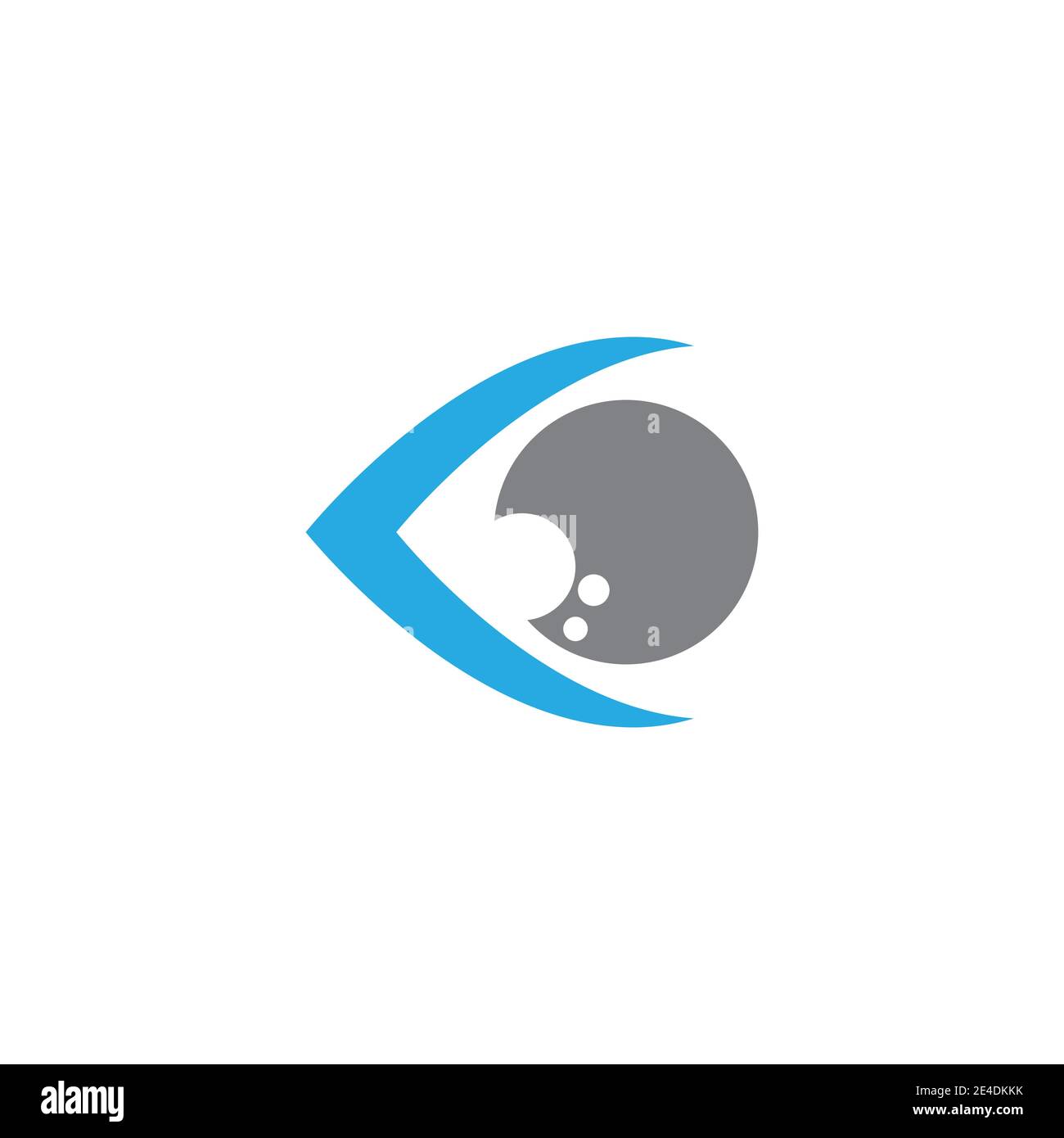 Branding Identity Corporate Eye Care vector logo design Stock Vector ...