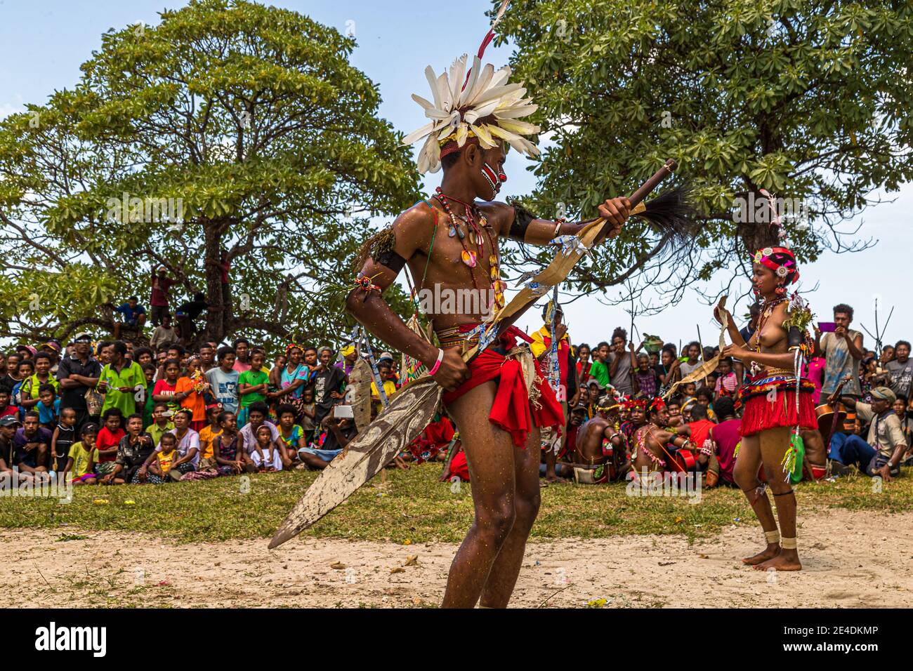 Traditional Milamala Dance of Trobriand Islands during the Festival of ...