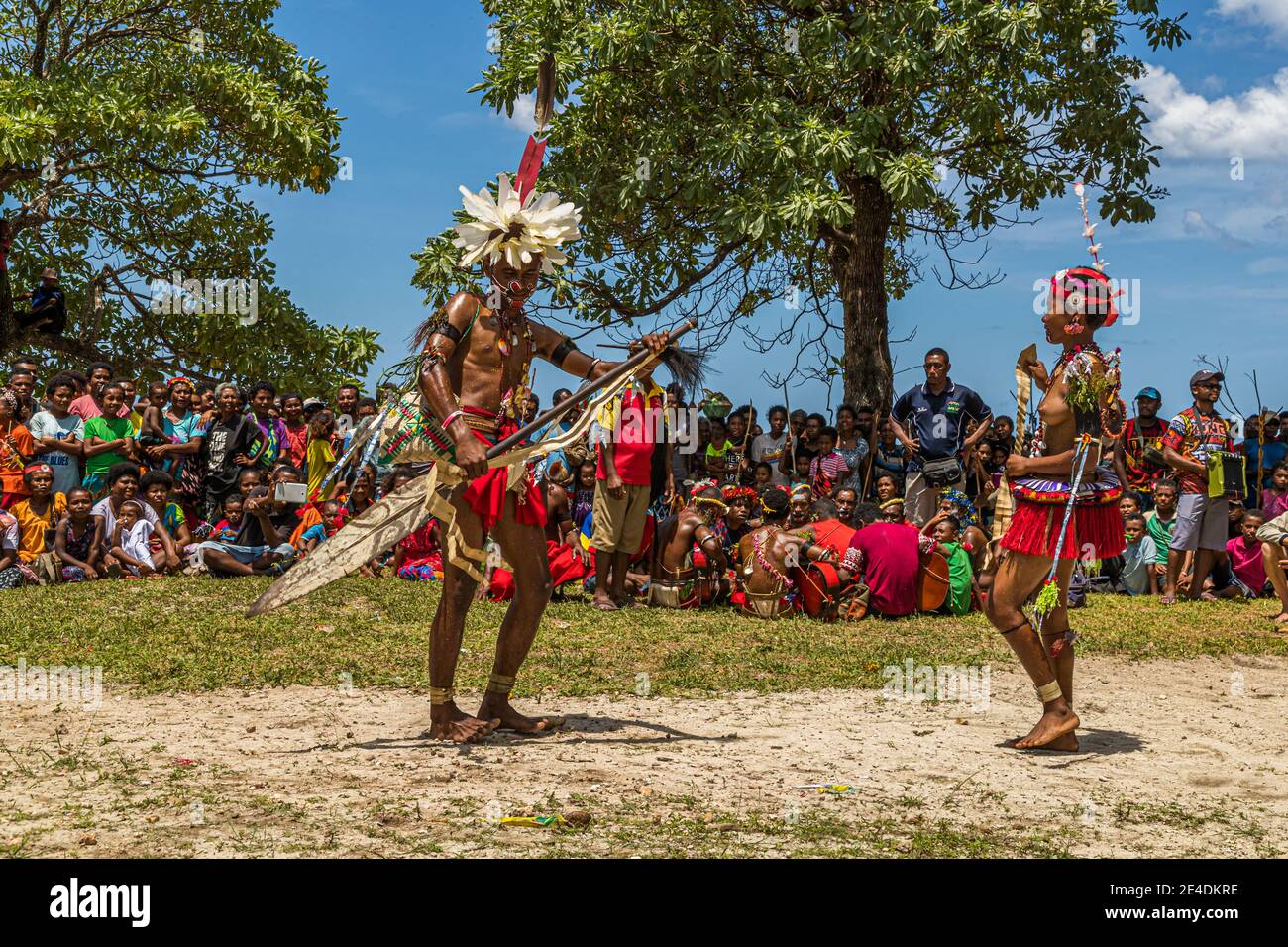 Traditional Milamala Dance of Trobriand Islands during the Festival of ...