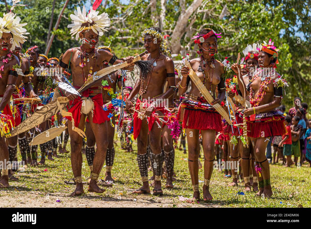 Traditional Milamala Dance of Trobriand Islands during the Festival of ...