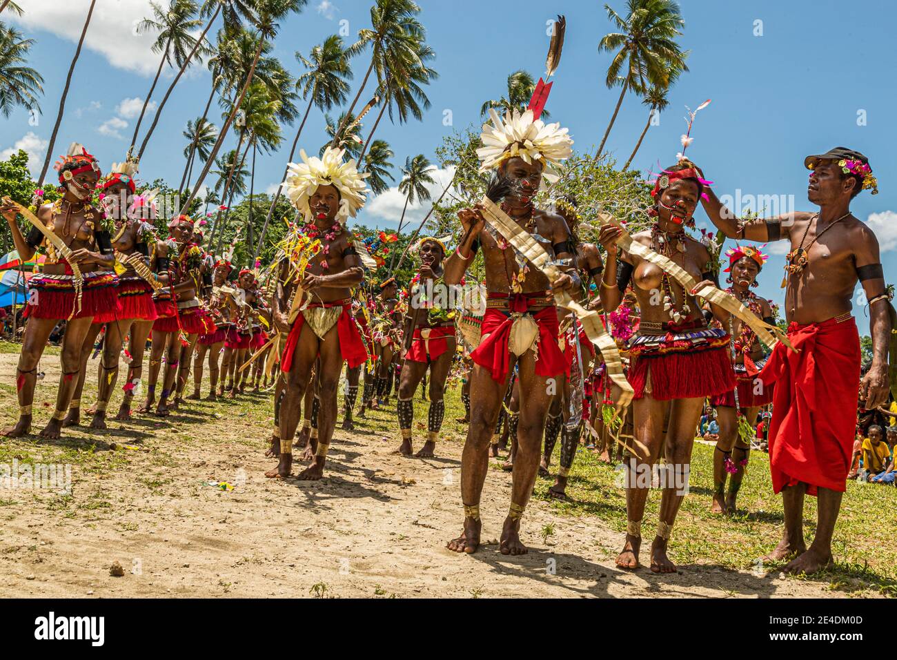 Traditional Milamala Dance of Trobriand Islands during the Festival of ...
