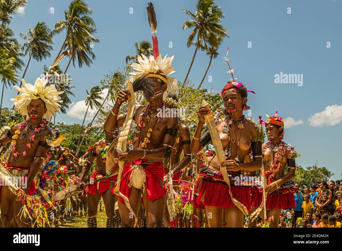 Traditional Milamala Dance of Trobriand Islands during the Festival of ...