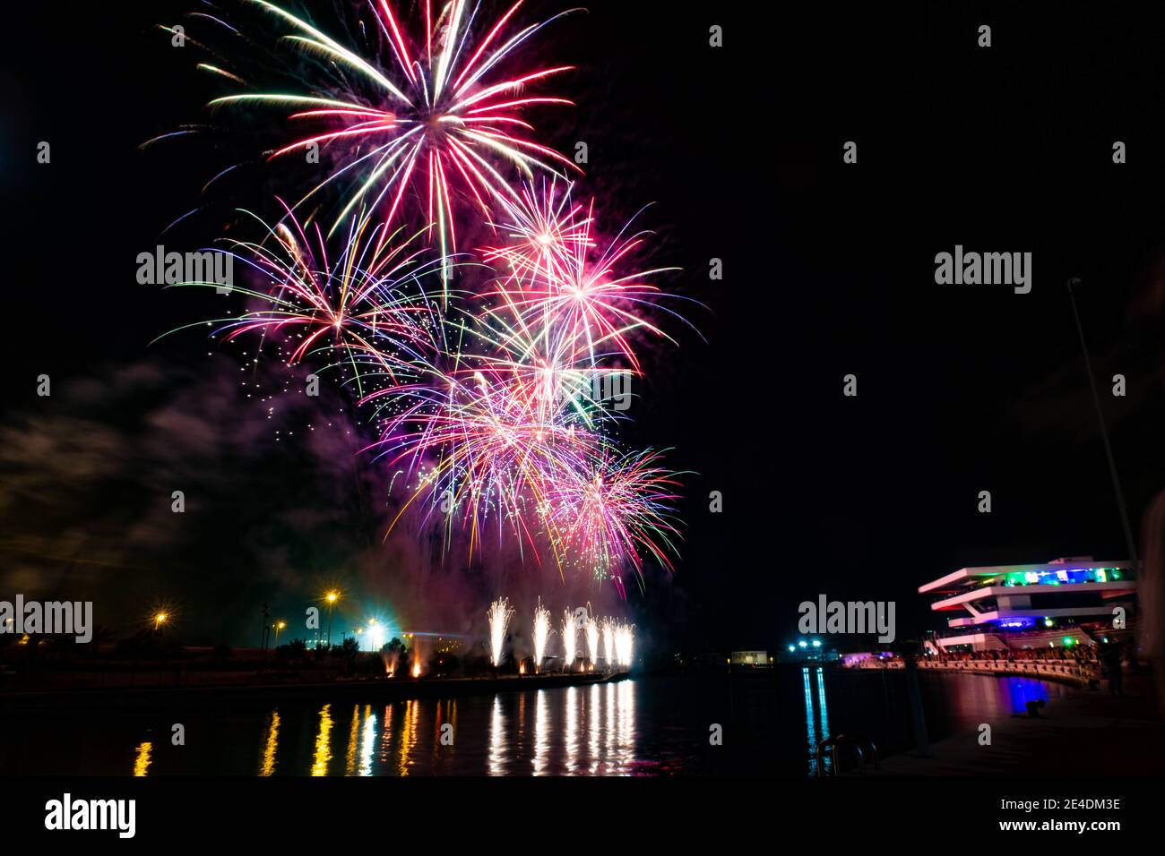 Beautiful shot of fireworks Stock Photo - Alamy