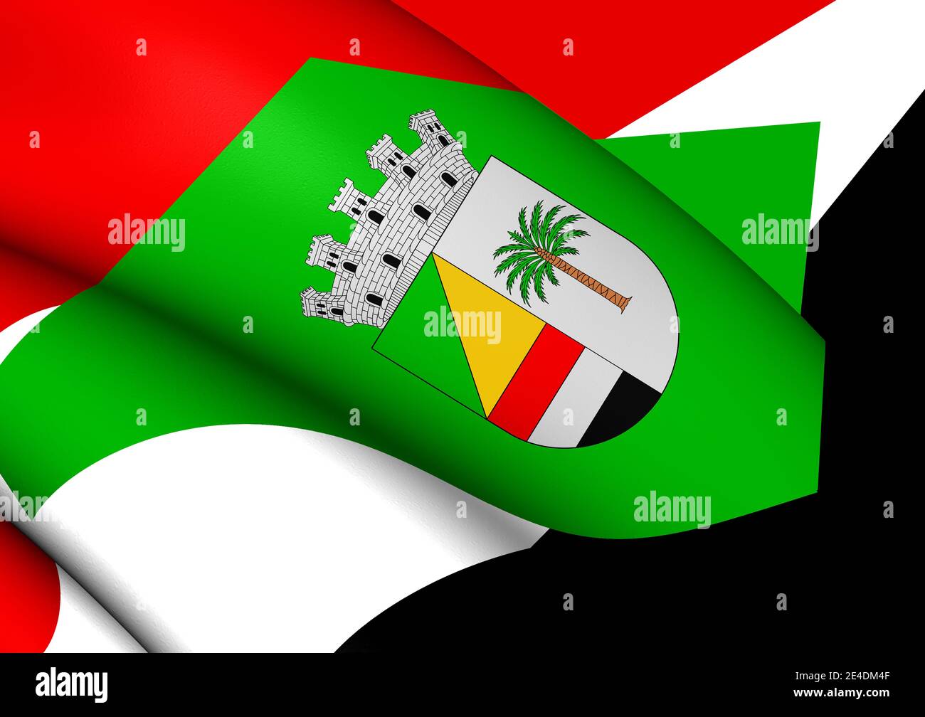 3D Flag of Pinheiro (Maranhao), Brazil. 3D Illustration Stock Photo - Alamy