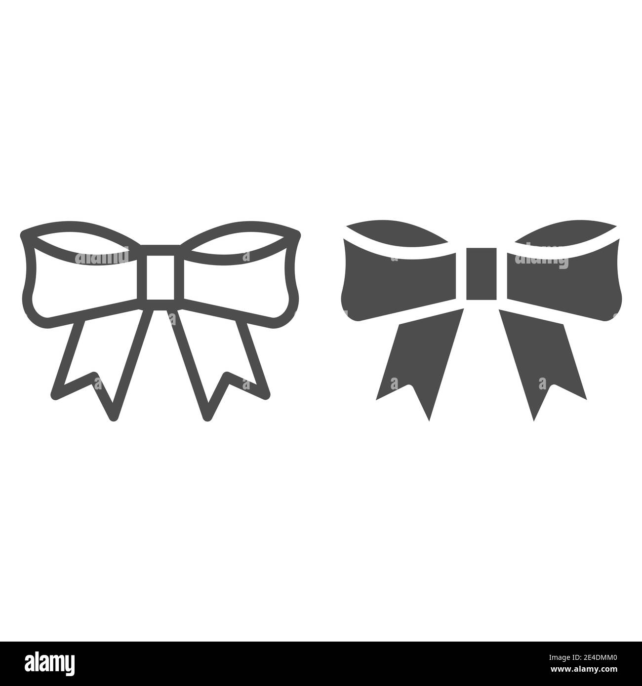 Bow Vector Outline