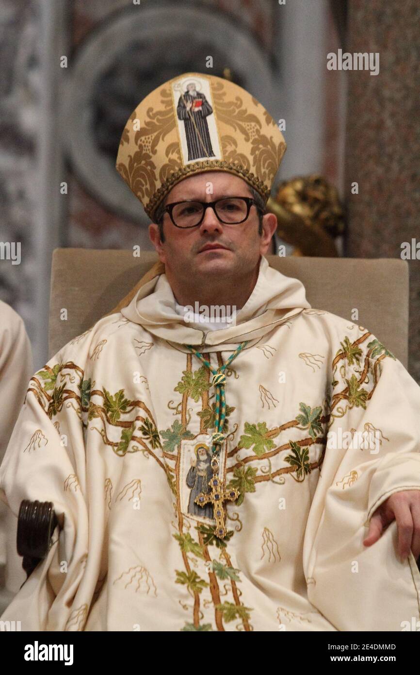 Pietro Vittorelli abate di Montecassino Stock Photo - Alamy