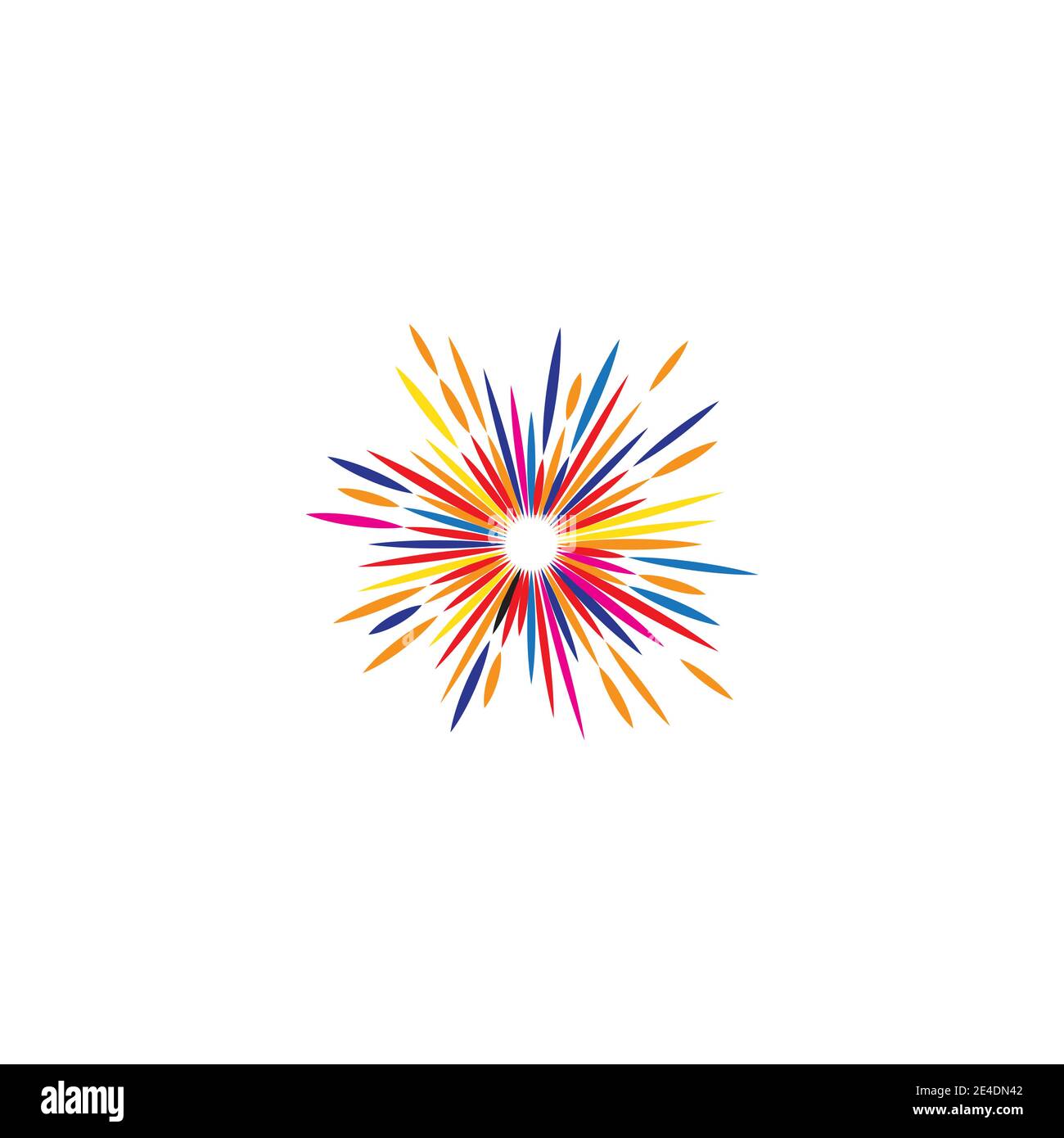 Fireworks Logo Template vector symbol nature Stock Vector Image & Art ...