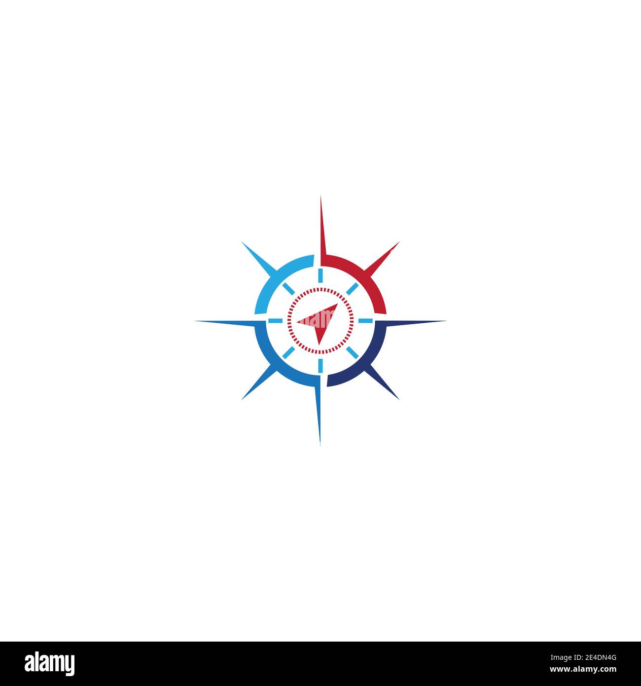 Vector illustration simple compass hi-res stock photography and images ...