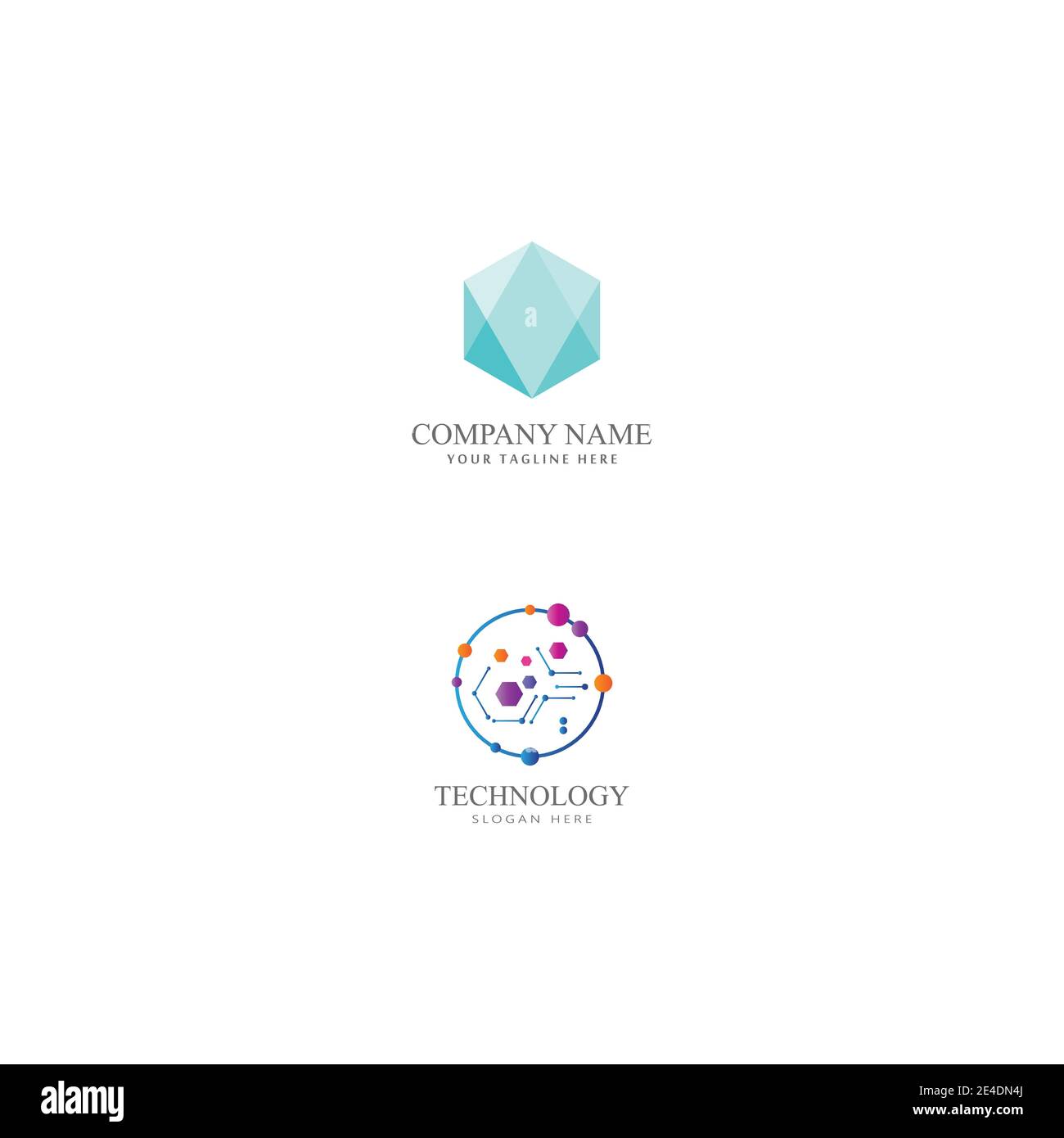 Technology, computer, data and innovation logo design Stock Vector ...