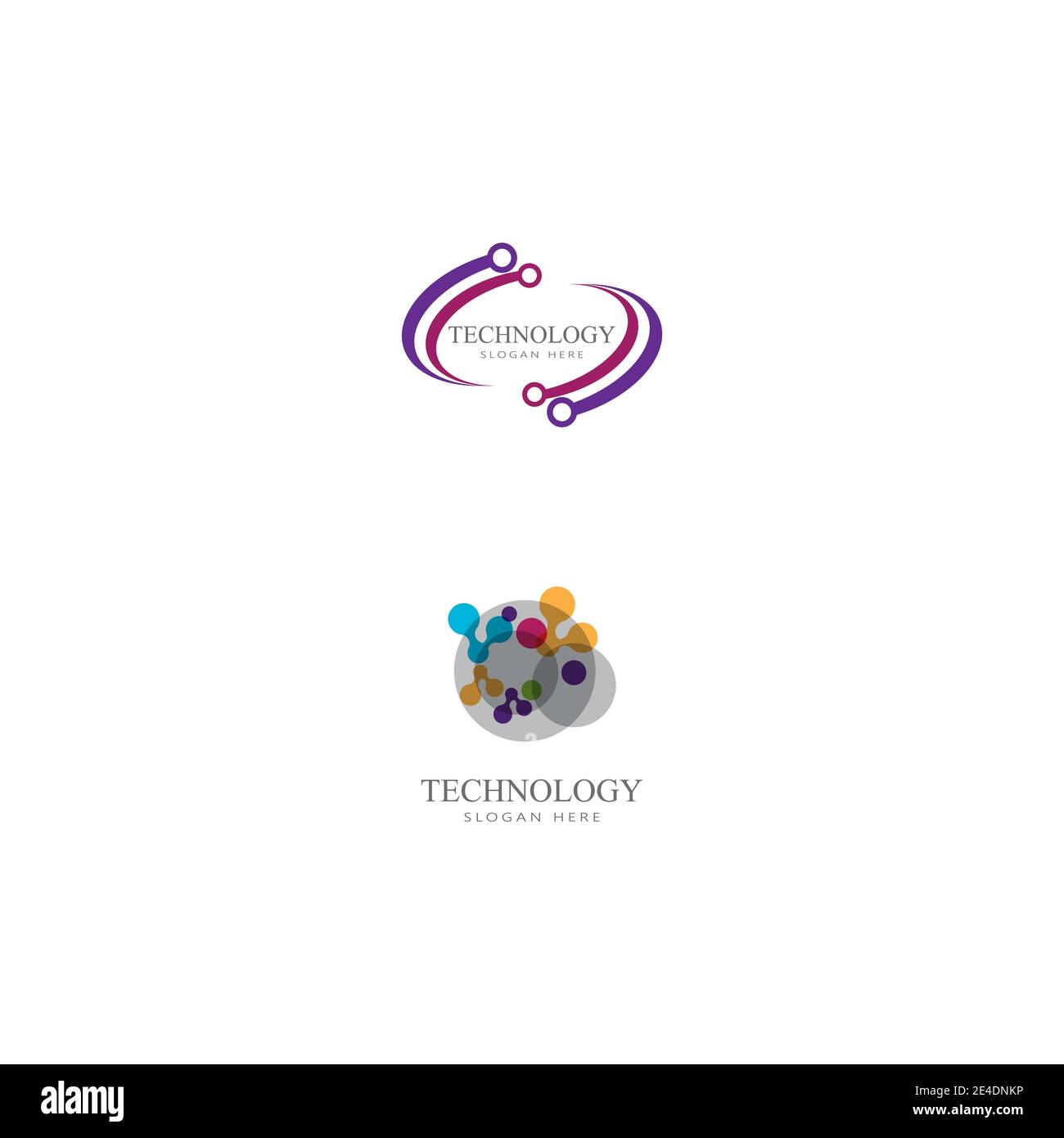 Technology, computer, data and innovation logo design Stock Vector ...