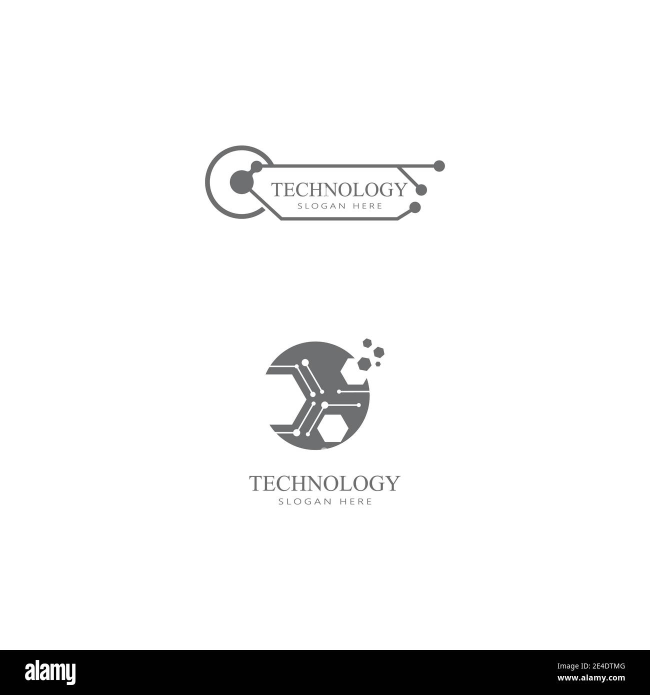 Technology, computer, data and innovation logo design Stock Vector ...