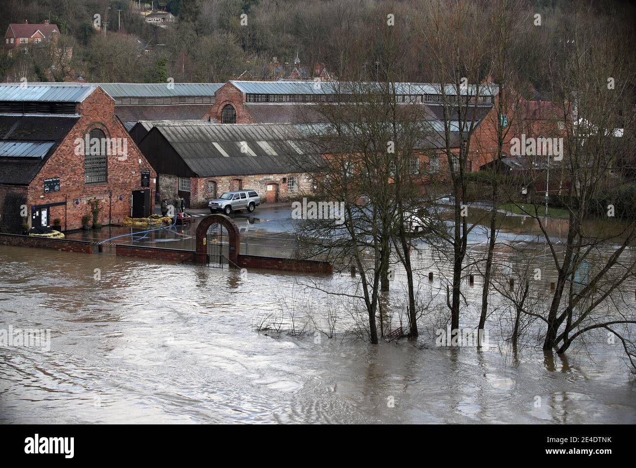Merrythought Teddy Bear Shop in Ironbridge, Telford after Storm ...