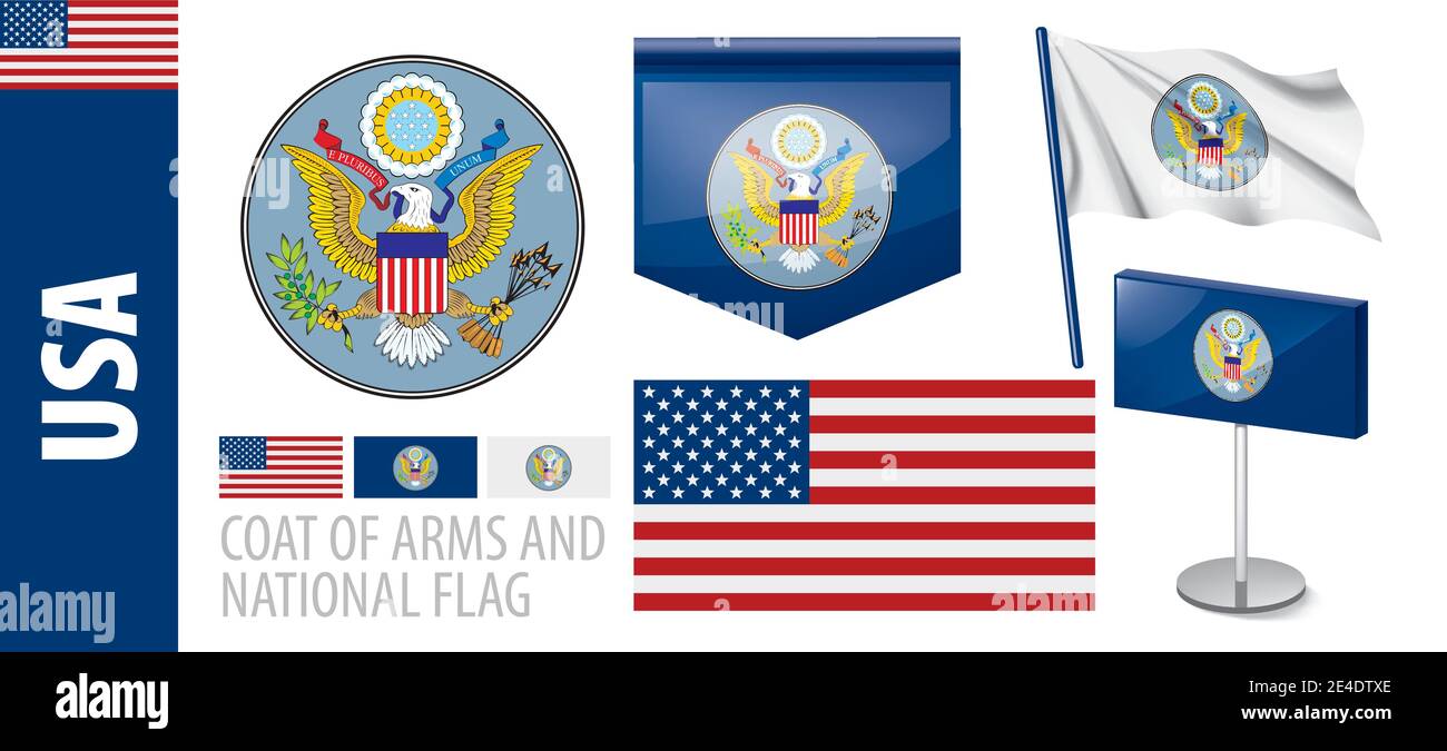 American Coat Of Arms Vector