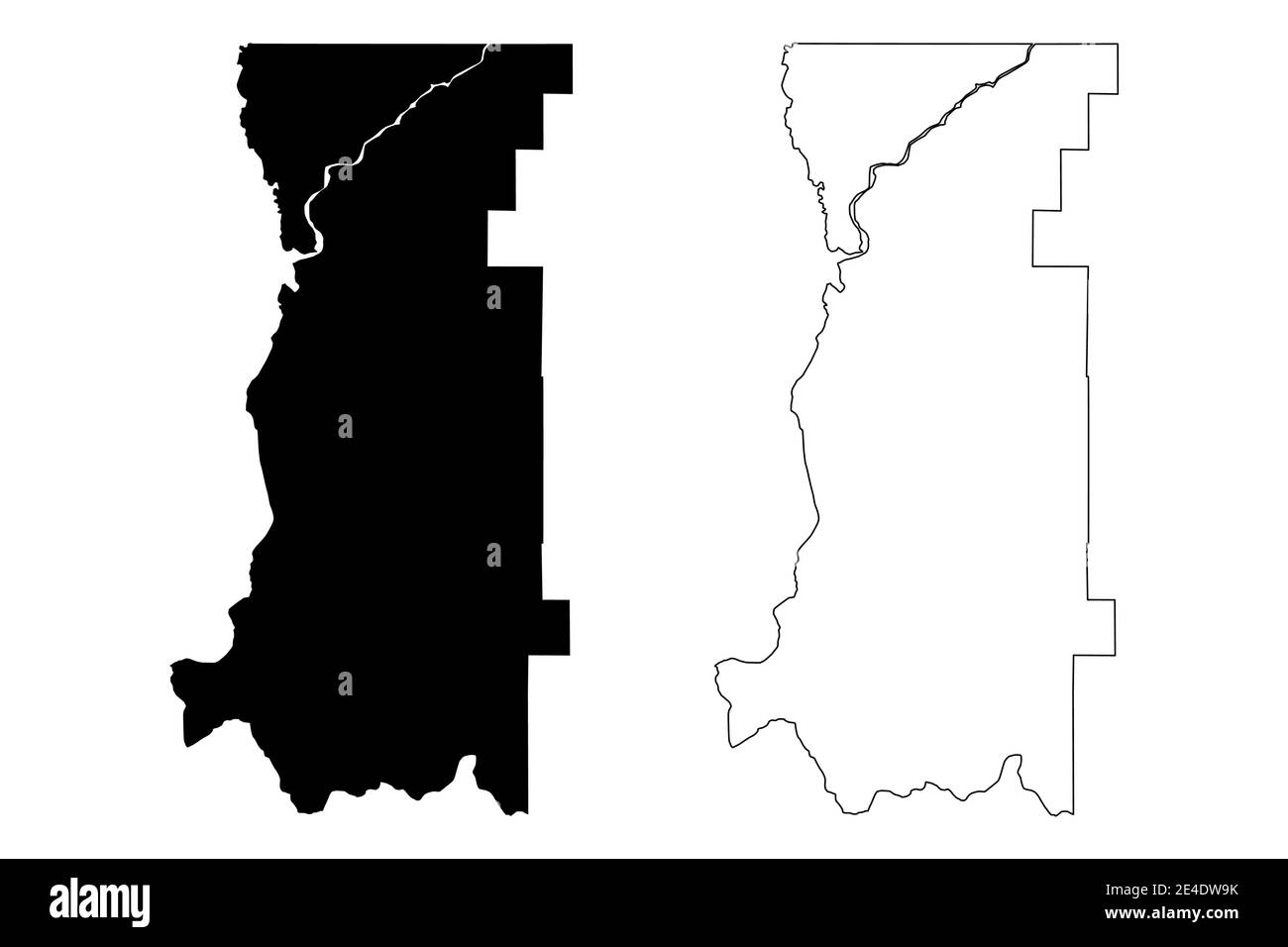 Stevens map Stock Vector Images - Alamy