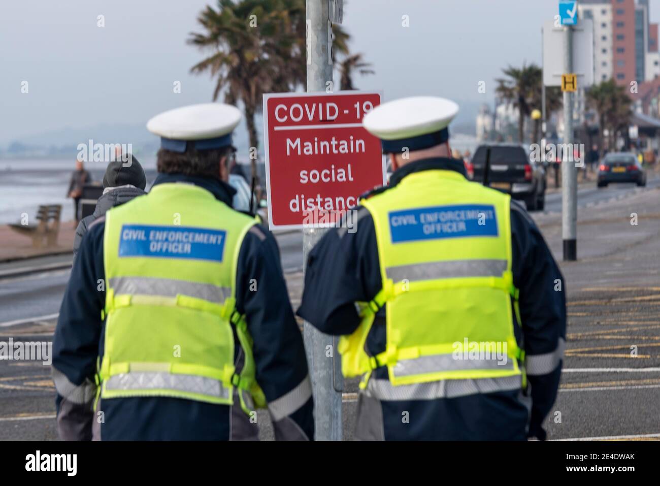 Civil enforcement officer on parking hi-res stock photography and ...