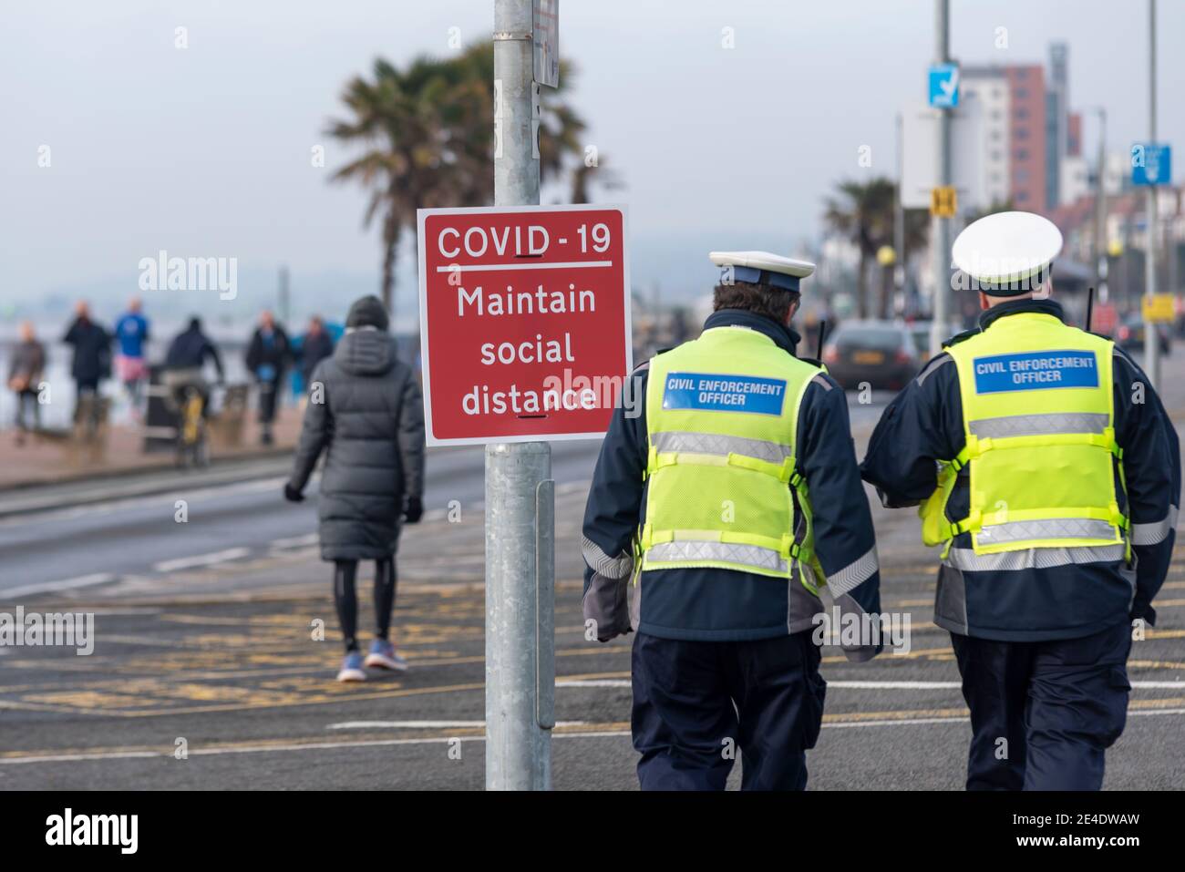 Civil enforcement officer on parking hi-res stock photography and ...
