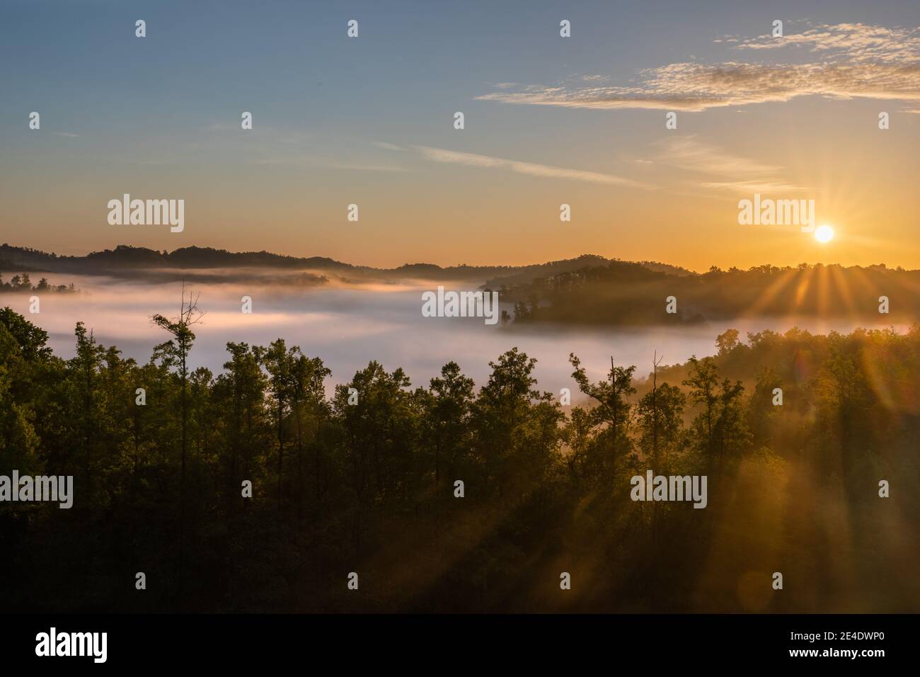 Rural mountains of Appalachia, U.S.A Stock Photo - Alamy
