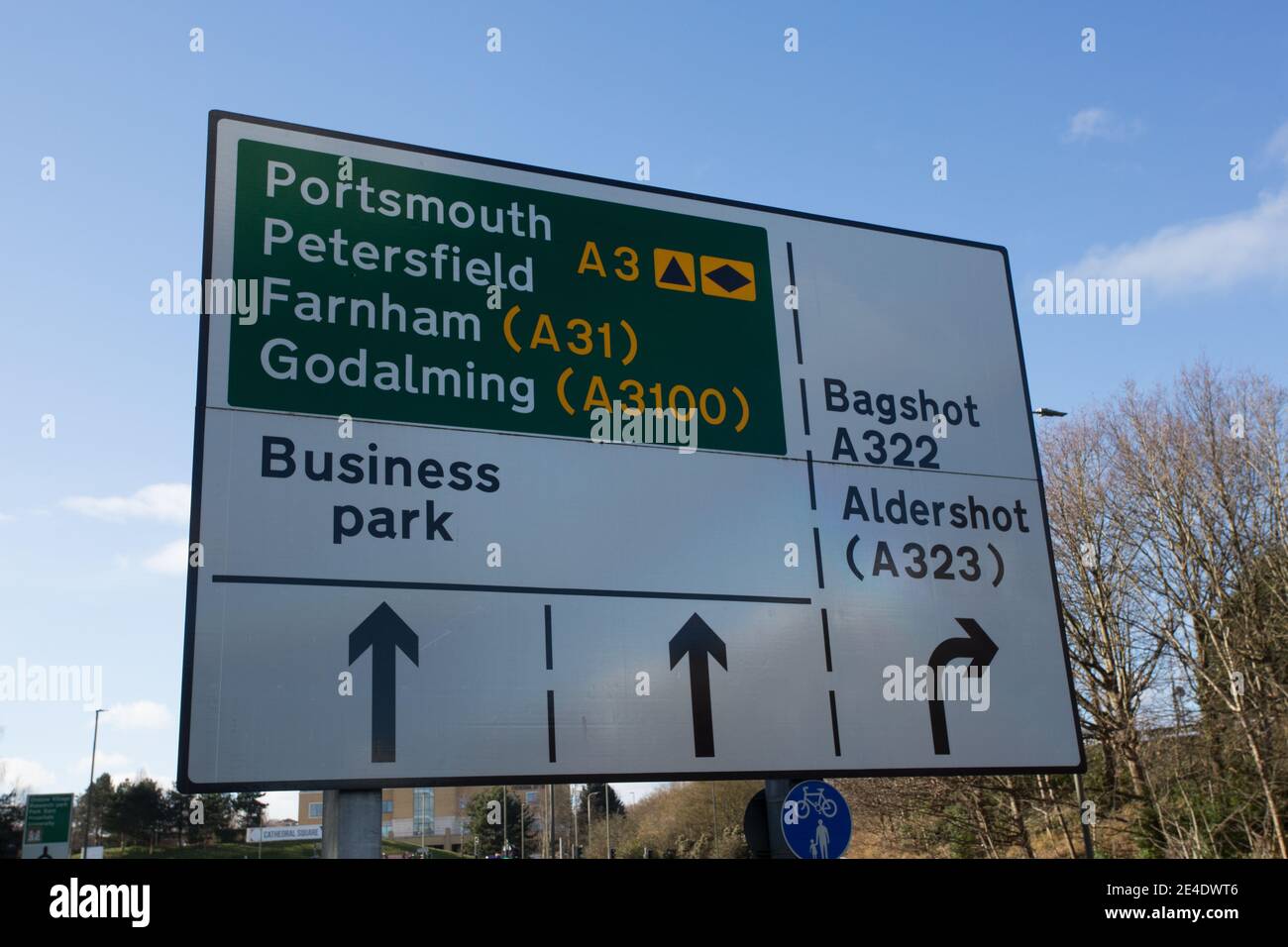 A25, A3, Guildford Bypass, Surrey Stock Photo - Alamy