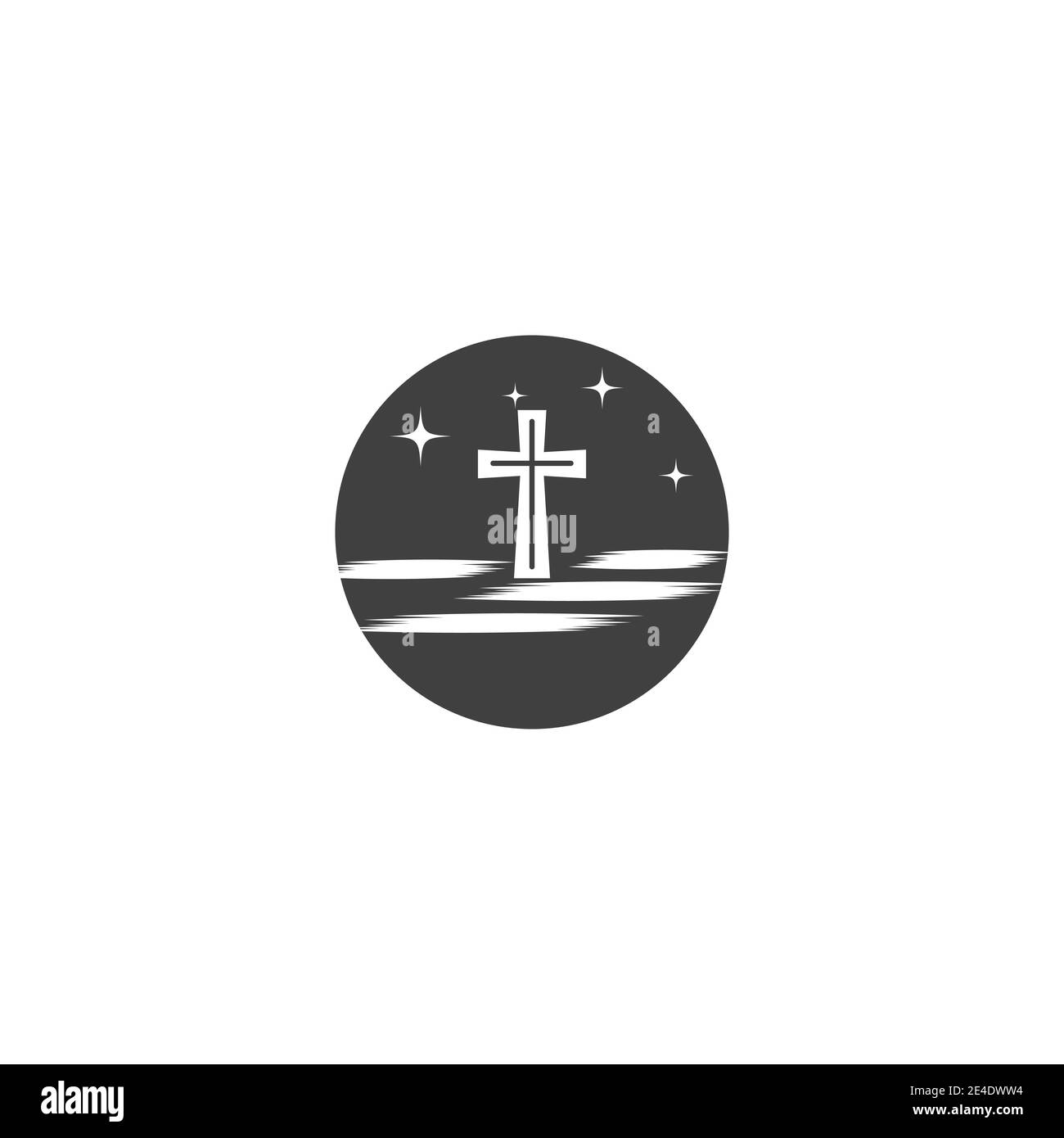 Gravestone Logo Template vector symbol nature Stock Vector Image & Art ...