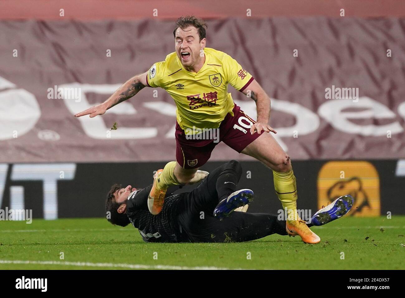 Ashley barnes penalty liverpool hi-res stock photography and images - Alamy