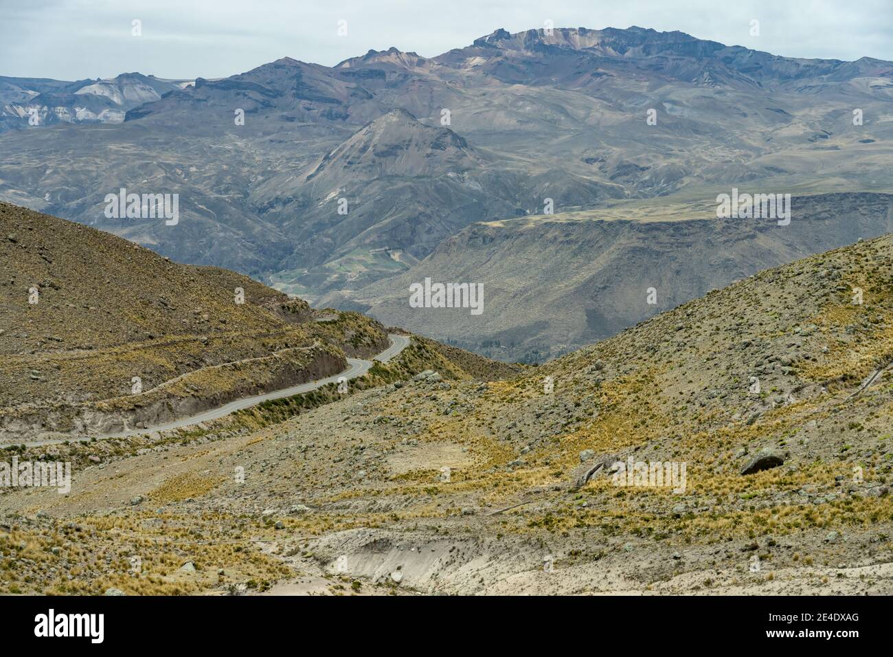 Volcanoes Viewpoint (Mirador de los Volcanes) in the Peruvian Andes ...