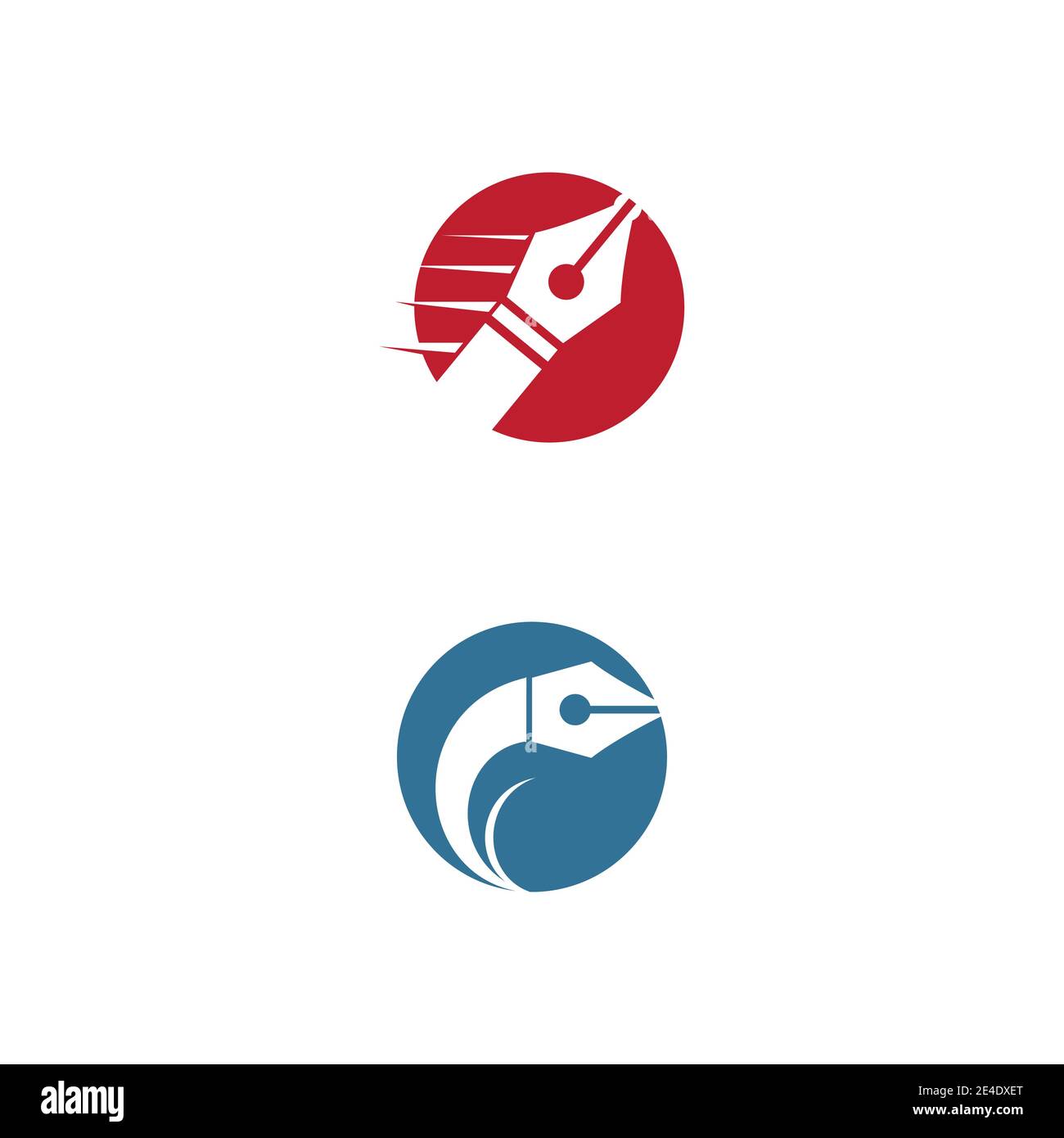 Nib Logo Template vector symbol nature Stock Vector Image & Art - Alamy