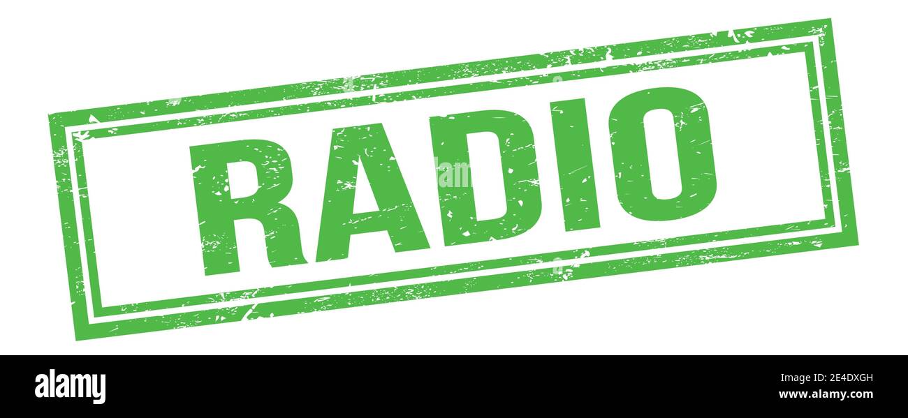 Vintage radio green Cut Out Stock Images & Pictures - Alamy