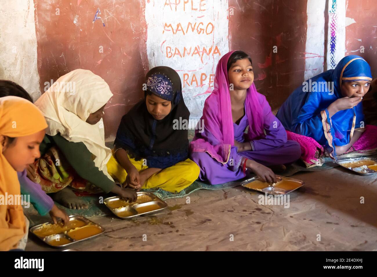India, Poor Children, Eating High Resolution Stock Photography and ...